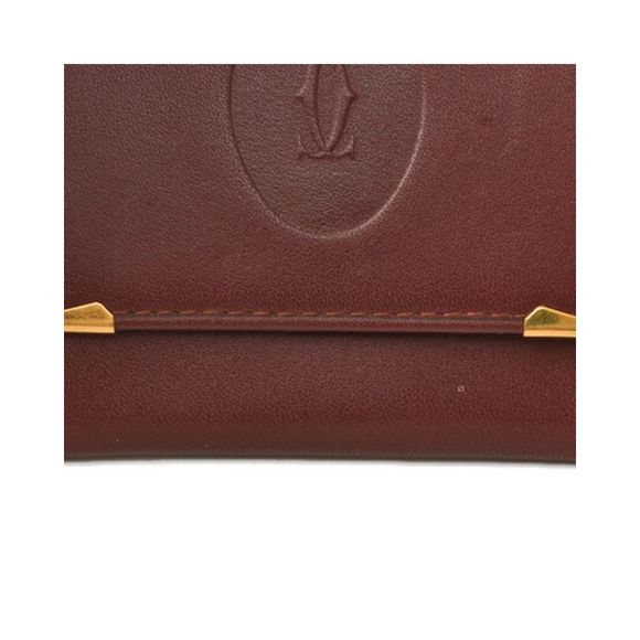 Cartier | Bags | Cartier Must De Leather Wallet | Poshmark